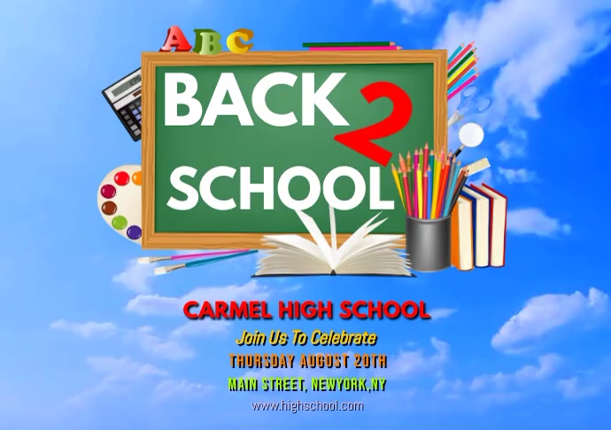 Templat Poster Sekolah | PosterMyWall