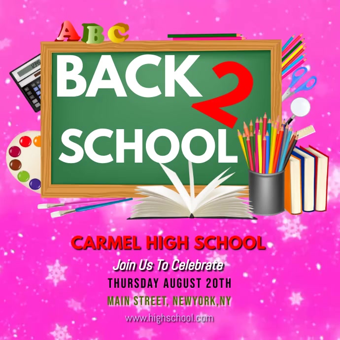 Copy of School posters template | PosterMyWall