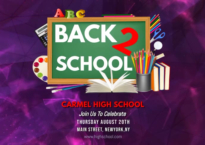School posters template | PosterMyWall