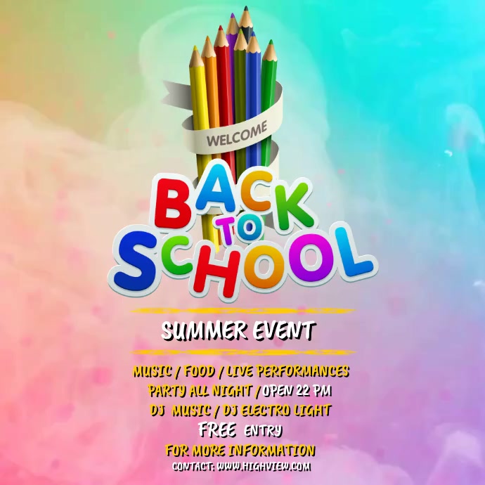 School posters template | PosterMyWall