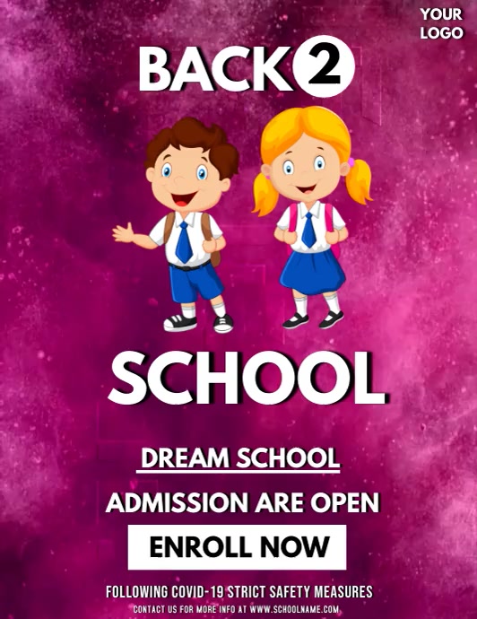 Copy of School posters template | PosterMyWall