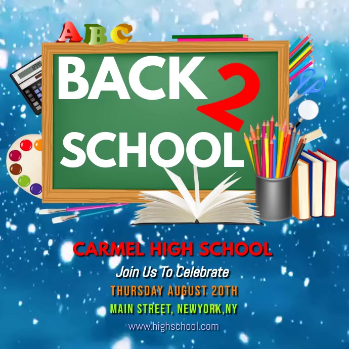 Templat Poster Sekolah | PosterMyWall