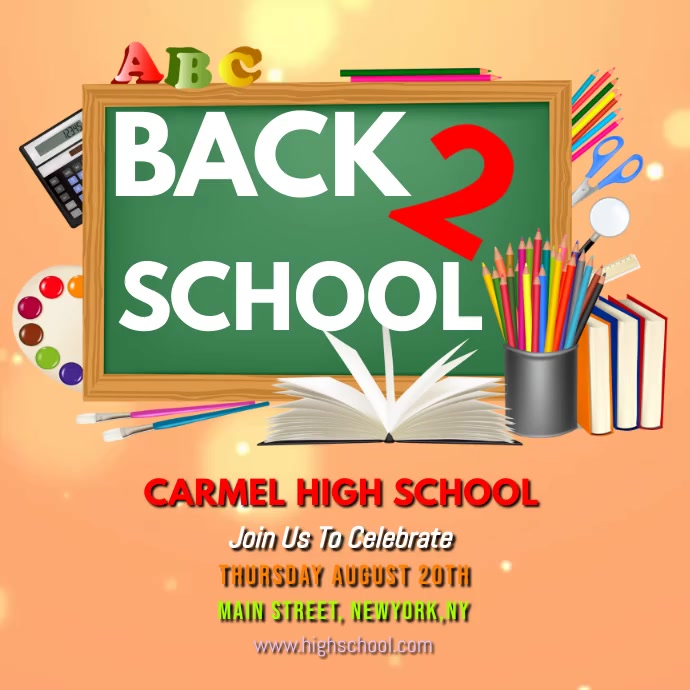 Templat Poster Sekolah | PosterMyWall