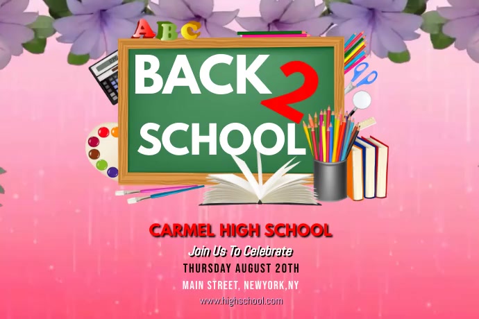 Templat Poster Sekolah | PosterMyWall