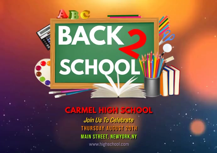 Templat Poster Sekolah | PosterMyWall