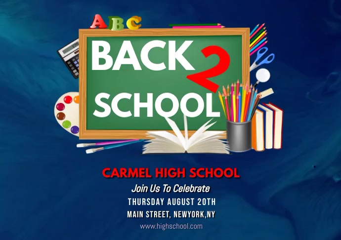 School posters template | PosterMyWall