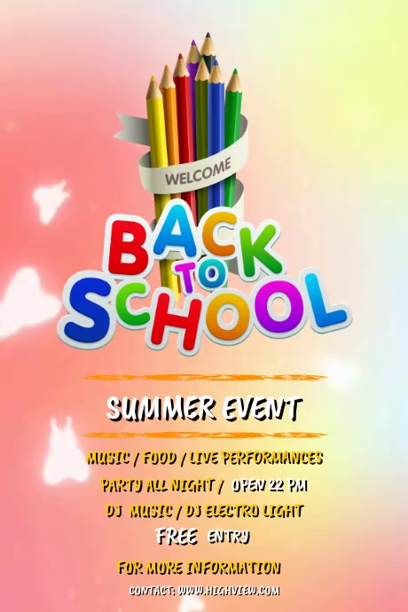 Templat Poster Sekolah | PosterMyWall