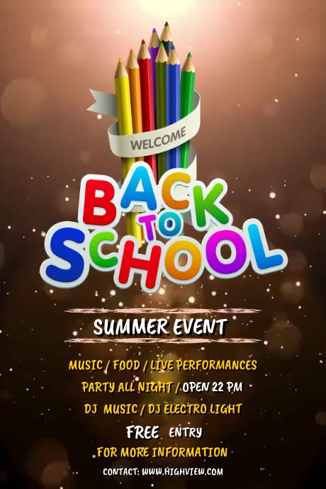 Templat Poster Sekolah | PosterMyWall