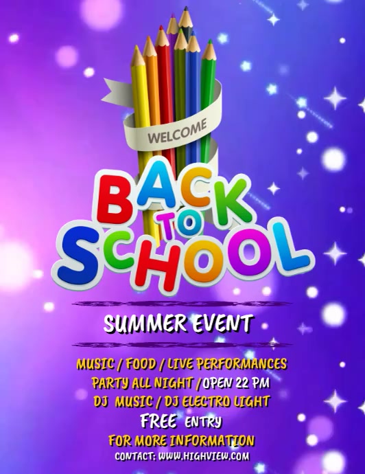 Templat Poster Sekolah | PosterMyWall