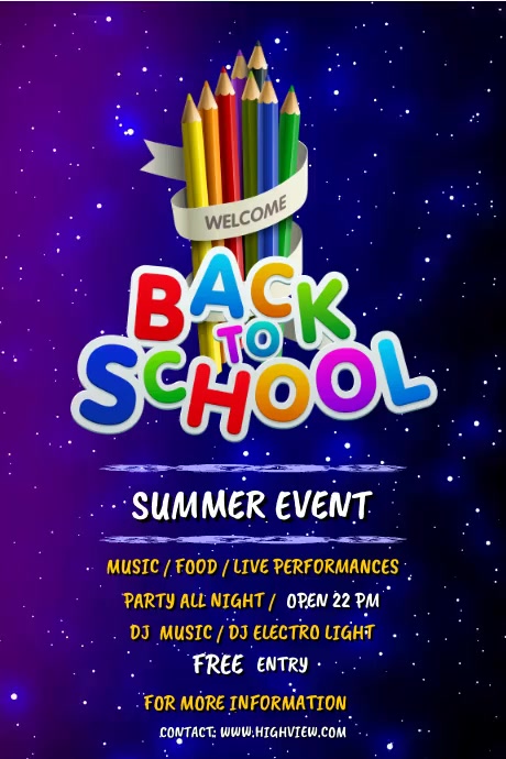 School posters template | PosterMyWall