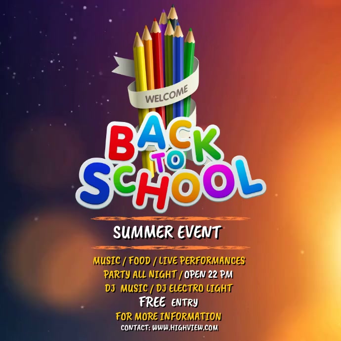 School posters template | PosterMyWall