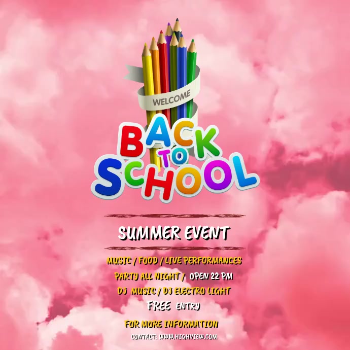 Templat Poster Sekolah | PosterMyWall