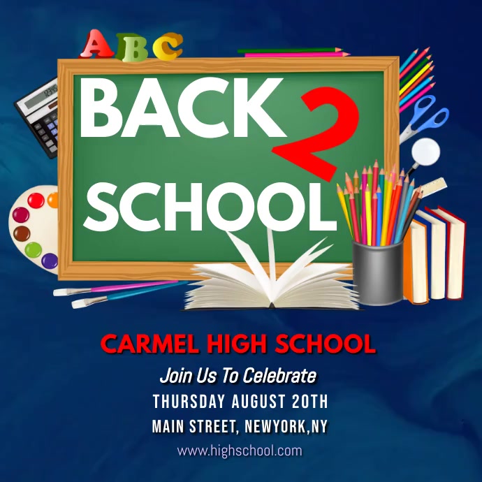 School posters template | PosterMyWall