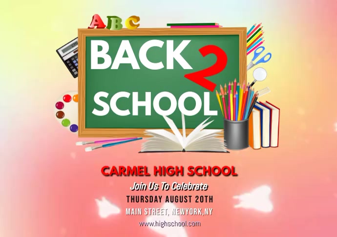 Templat Poster Sekolah | PosterMyWall