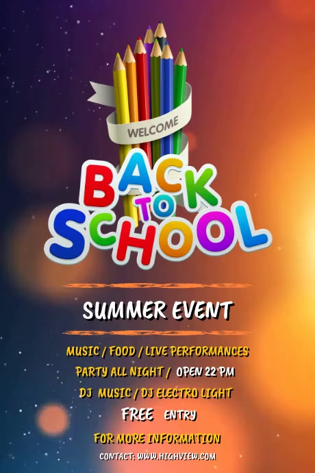 School posters template | PosterMyWall