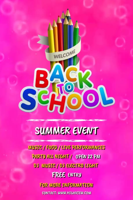 School posters template | PosterMyWall