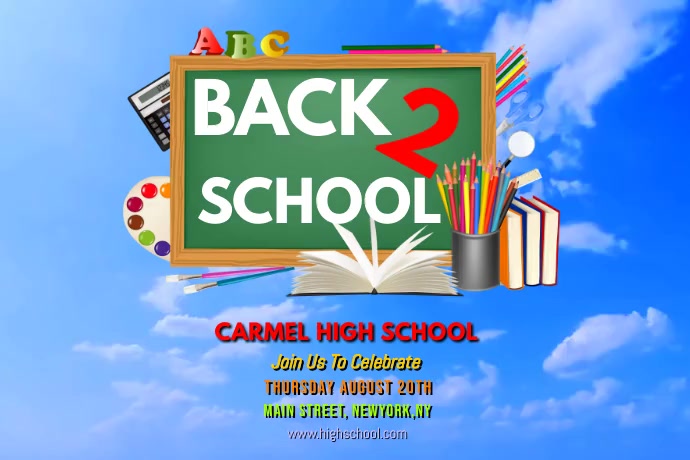 Templat Poster Sekolah | PosterMyWall