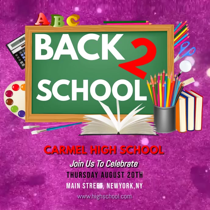 Templat Poster Sekolah | PosterMyWall