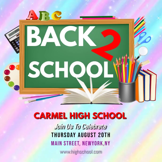 Templat Poster Sekolah | PosterMyWall