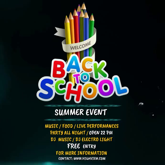 Templat Poster Sekolah | PosterMyWall