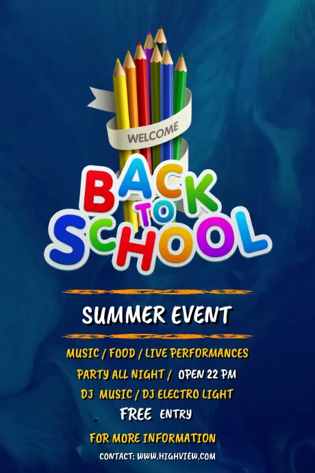 School posters template | PosterMyWall