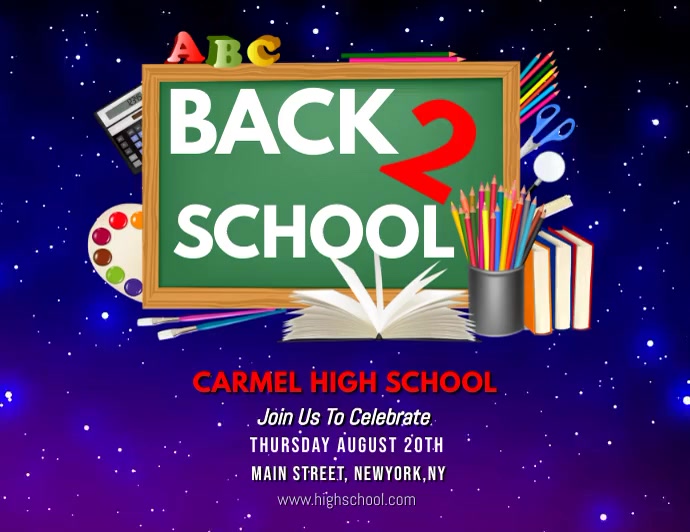 Templat Poster Sekolah | PosterMyWall