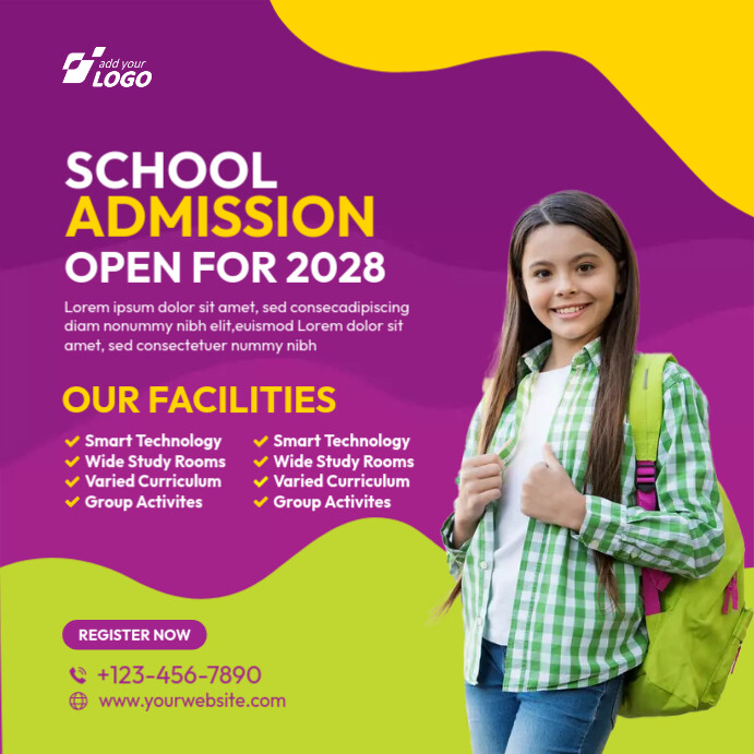 School Promotional Ad Template | PosterMyWall