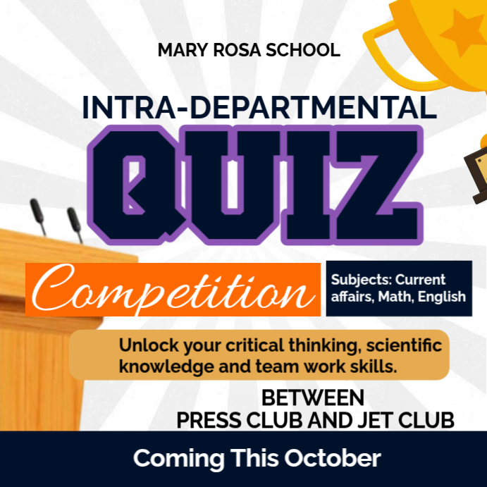 School quiz flyer Template | PosterMyWall