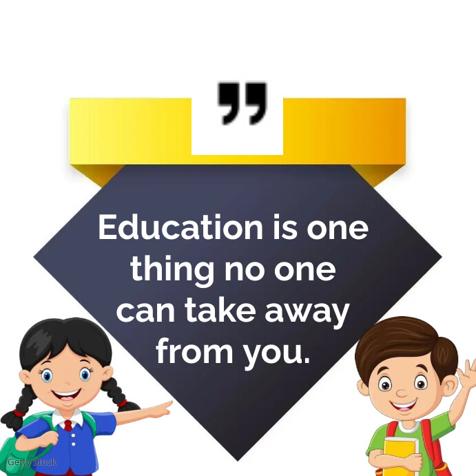 school quote Template | PosterMyWall
