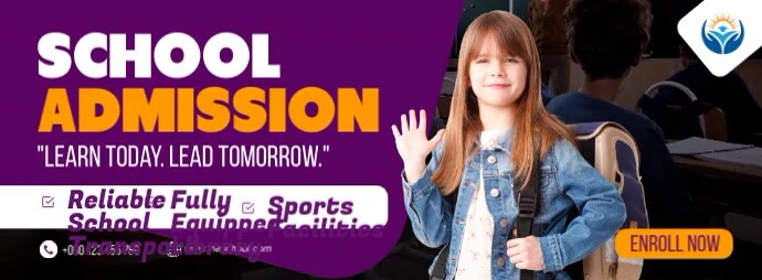 Plantilla de School Registration Banner | PosterMyWall