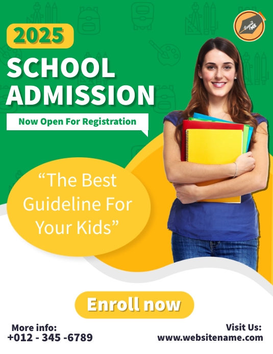 School Registration Template | PosterMyWall