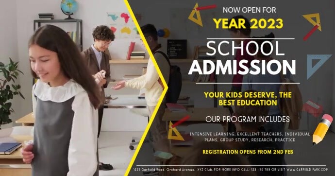 School registration open Template | PosterMyWall