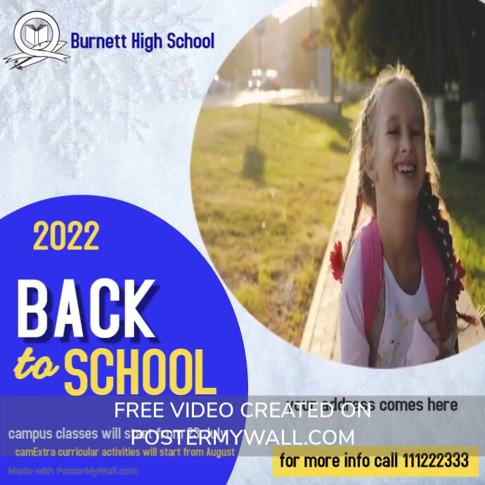 School reopen Template | PosterMyWall