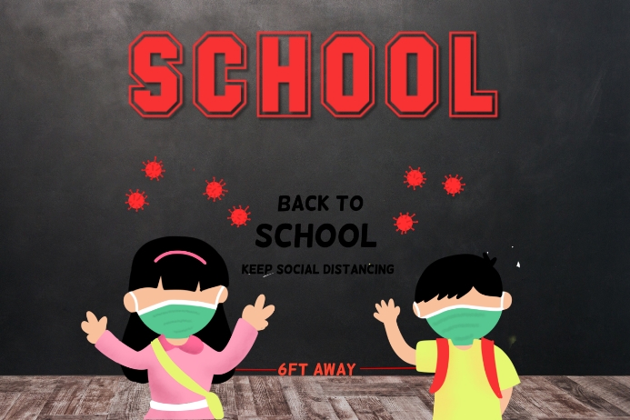 Copy of school reopen poster template | PosterMyWall