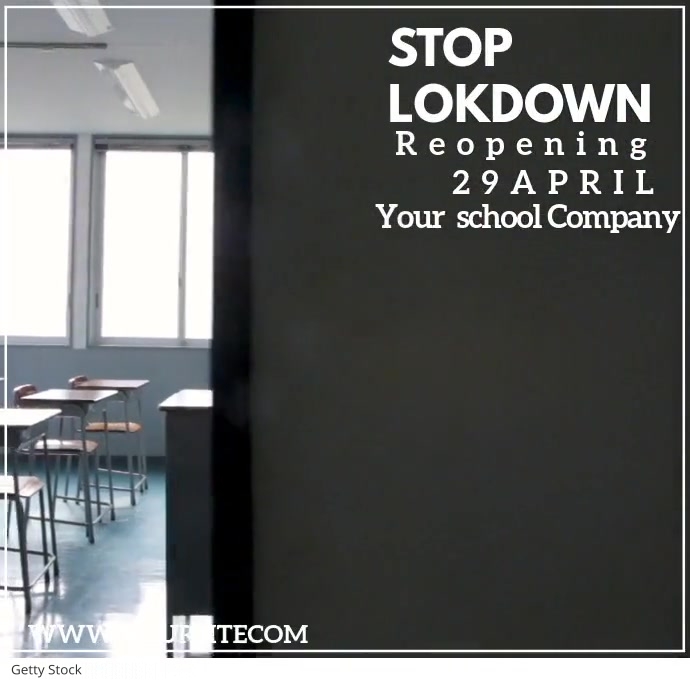 school reopening Template | PosterMyWall