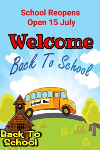 back to school poster template by postermywal | PosterMyWall