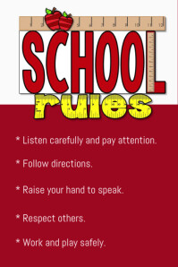 Classroom Rules Poster Template | PosterMyWall