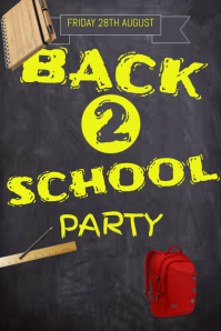 Back 2 School Poster Template | PosterMyWall
