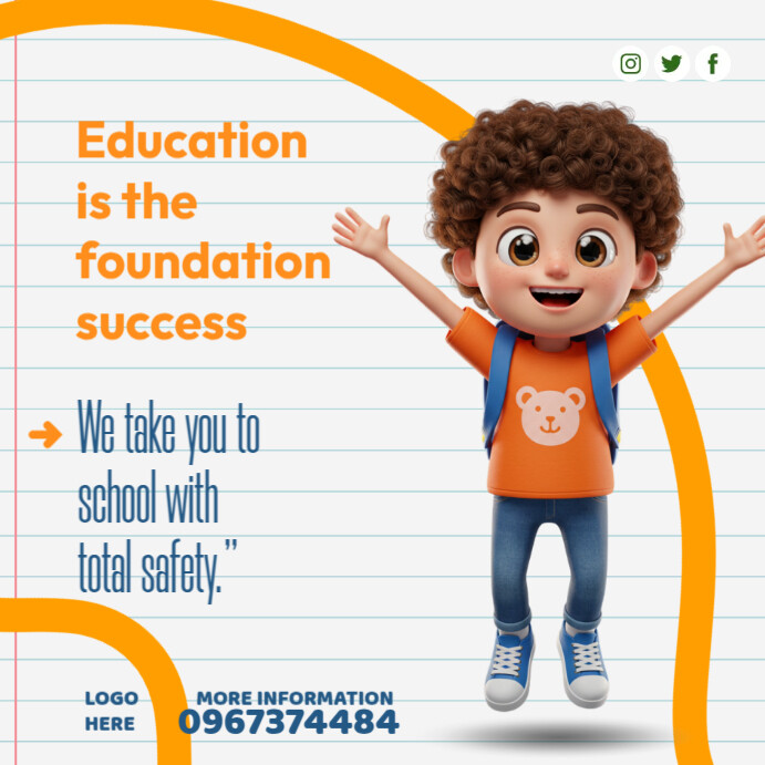 School Safety Poster Template | PosterMyWall