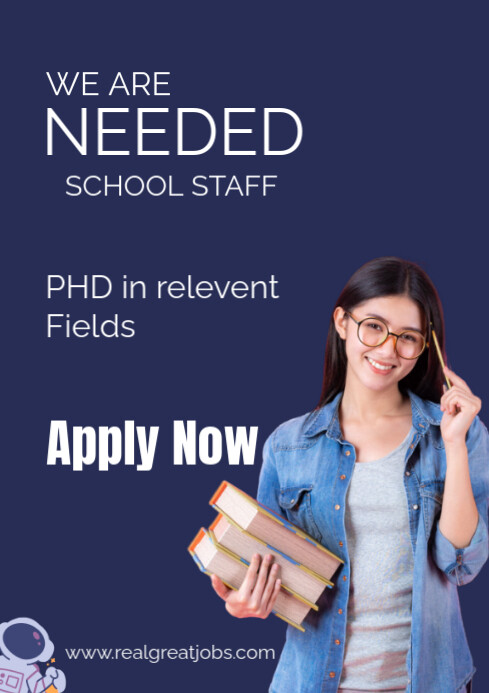 Copy of School staff needed poster and covers | PosterMyWall