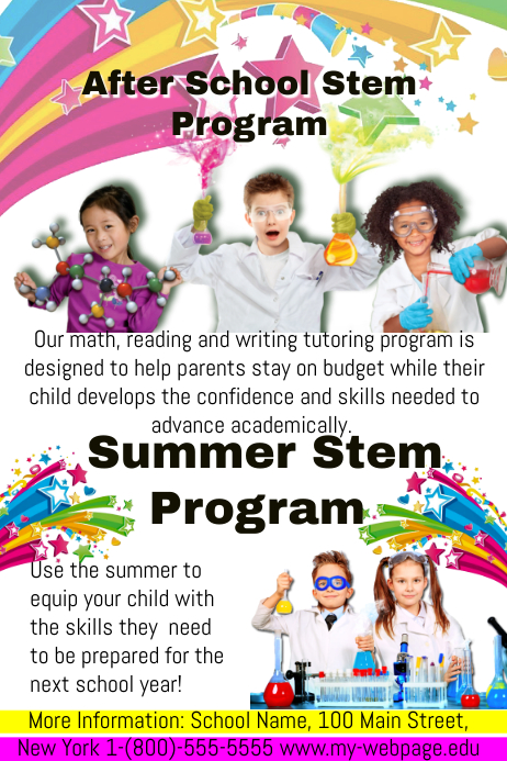 School Stem Program PosterMyWall School Stem Program PosterMyWall
