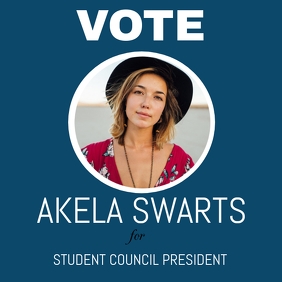 HIGH SCHOOL STUDENT COUNCIL ELECTION POSTER Template | PosterMyWall