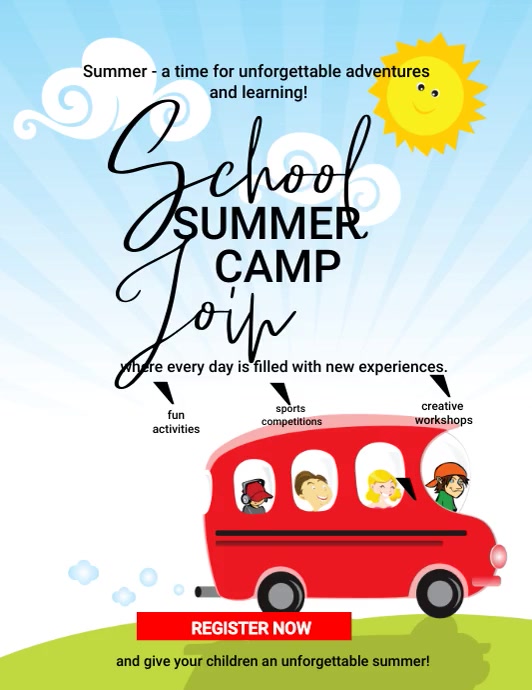 school summer camp (1) Template | PosterMyWall