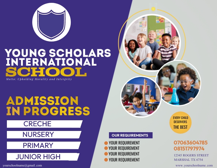 Copy of SCHOOL template (27) | PosterMyWall