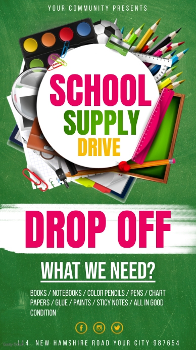 Copy of School Template | PosterMyWall