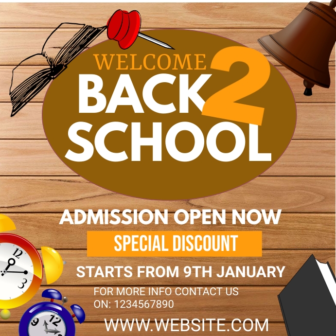 Copy of School template | PosterMyWall