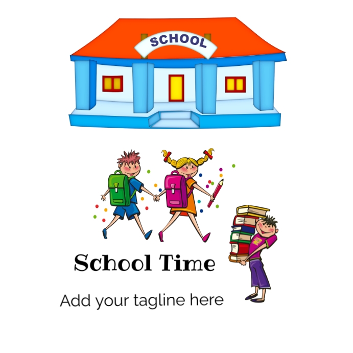 Copy of School Time | PosterMyWall