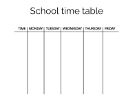 54,150+ Free 'school time table' Design Templates | PosterMyWall