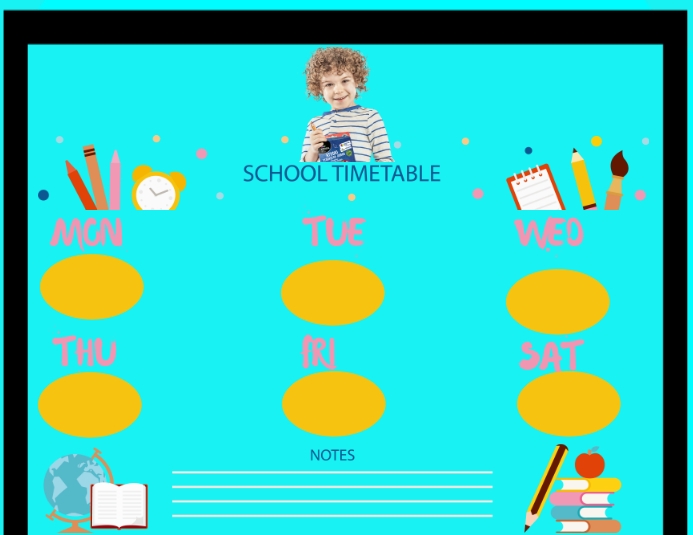 School timetable Template | PosterMyWall