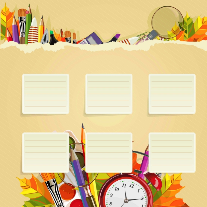 Copy of School timetable poster design template | PosterMyWall